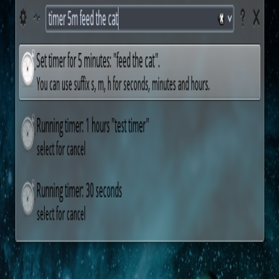 Timer and Alarm for KRunner - KDE Store