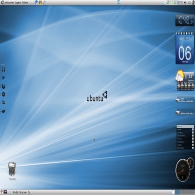Ubuntu_Black-Blue - KDE Store