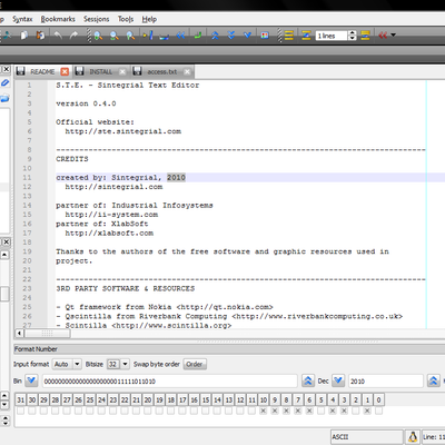 Sintegrial Text Editor - KDE Store