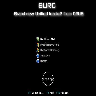 "BURG" Theme for BURG - KDE Store