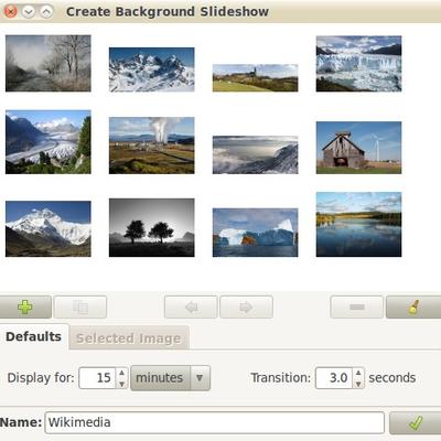 Create Background Slideshow - KDE Store