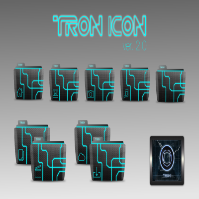 Tron Icon Pack ver.2.0 - KDE Store