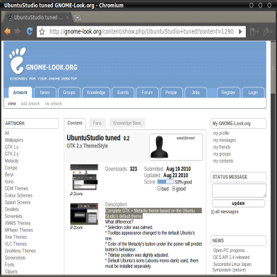 UbuntuStudio tuned - KDE Store