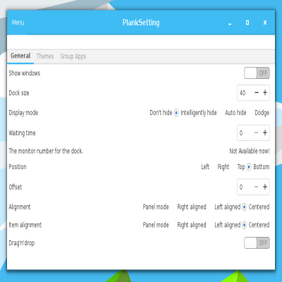 PlankSetting - KDE Store