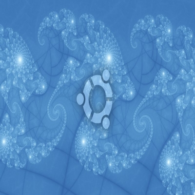 Ubuntu blue fractal - KDE Store