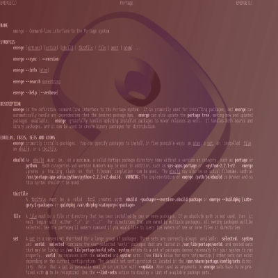 Man Emerge (800x600) - KDE Store