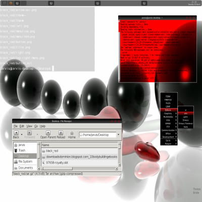 Black and Red Pekwm - KDE Store