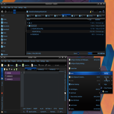 DarkCold KDE - Kvantum - KDE Store
