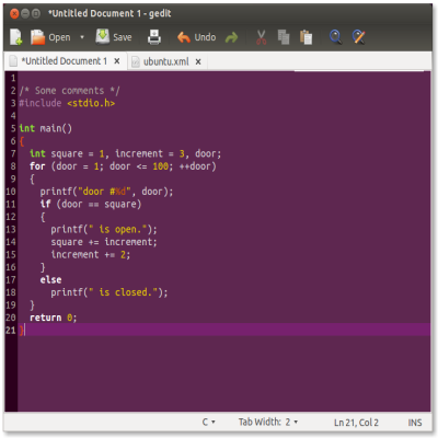 Ubuntu Gedit Color Scheme - KDE Store