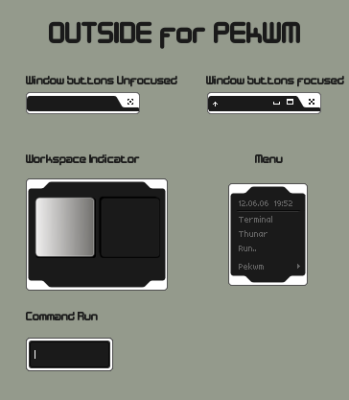 Outside PekWM - KDE Store