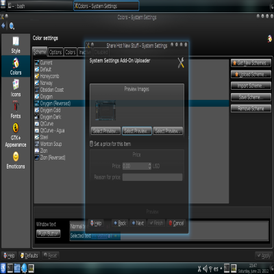 KDE 4 Theme - Oxygen (Reversed) - KDE Store