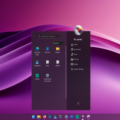 Start Next Menu - KDE Store
