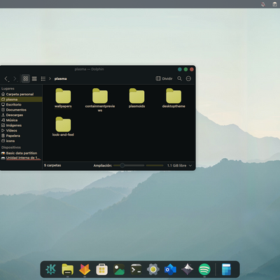Acrilic Dark - KDE Store