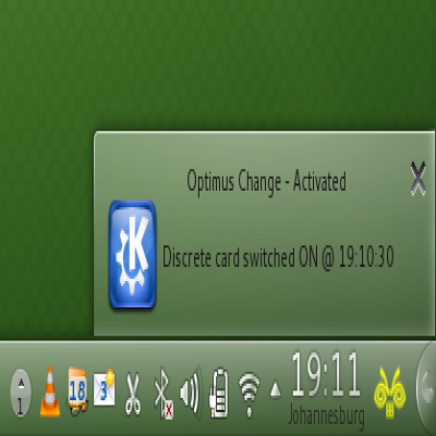 Bumblebee Indicatior - KDE Store