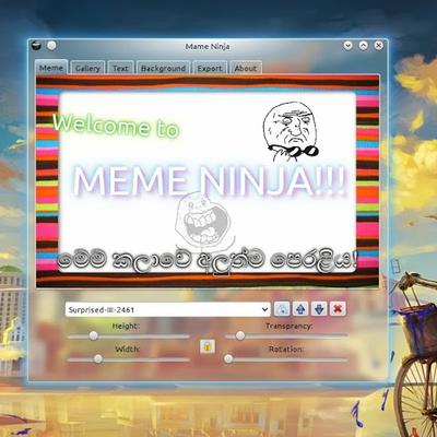 Meme Ninja - KDE Store