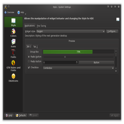 Obsidian Coast Green - KDE Store
