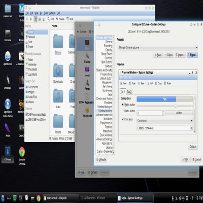 [qtcurve] Google Chrome Look Alike - KDE Store