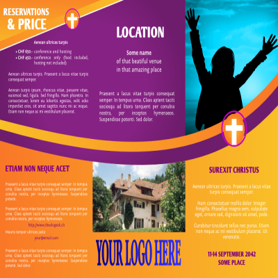 Church Conference Brochure Template - KDE Store