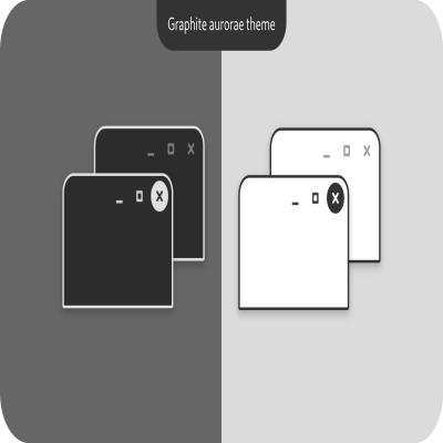 Graphite aurorae theme - KDE Store