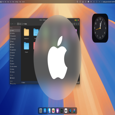 Apple MacOS Sequoia Dark theme - KDE Store