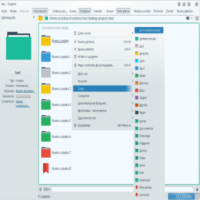 Dolphin Folder Color - KDE Store
