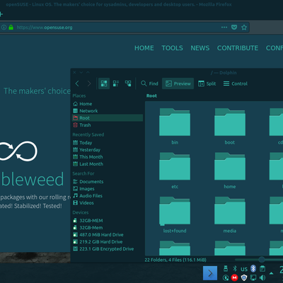 Opensuse Tubleweed Color - KDE Store