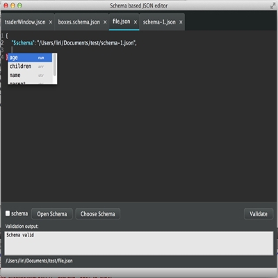 Schema-based JSON editor - KDE Store