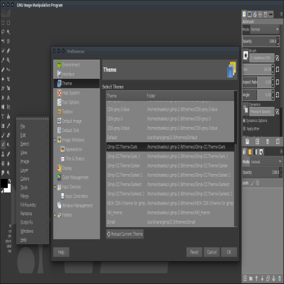Gimp CC Theme - KDE Store