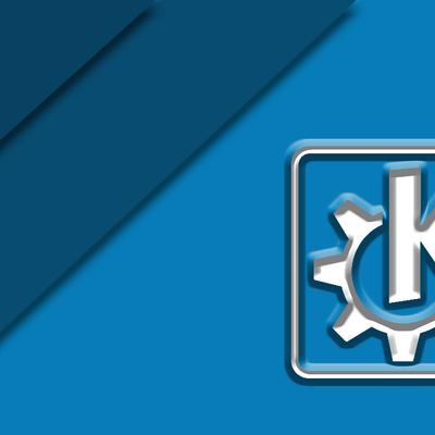 KDE simple blue wallpaper - KDE Store