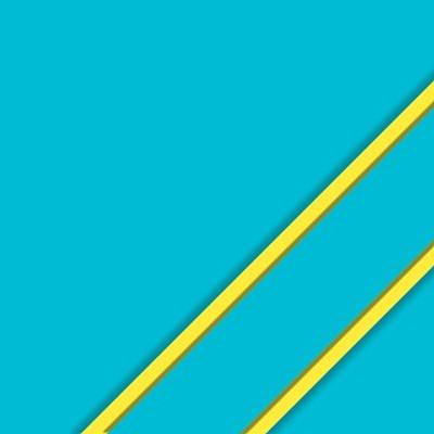Wallpaper material cyan yellow - KDE Store