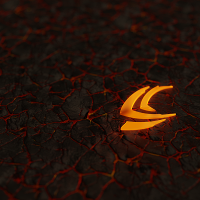 Nvidia Claw Lava Wallpaper - KDE Store