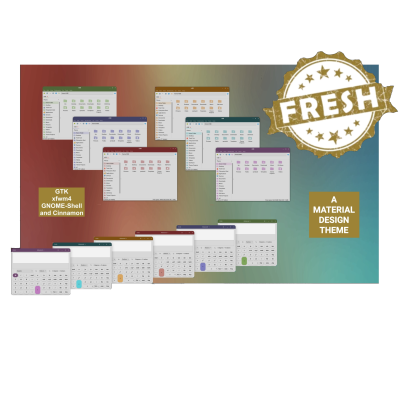 FRESH - A Material Design Theme [updated color elements] - KDE Store