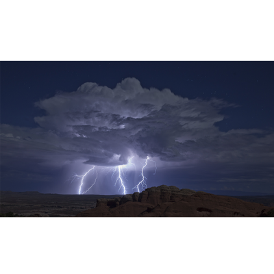 Canyon lightning storm - 4k - KDE Store