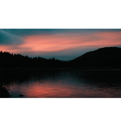 Red lake sunset - 4k - KDE Store
