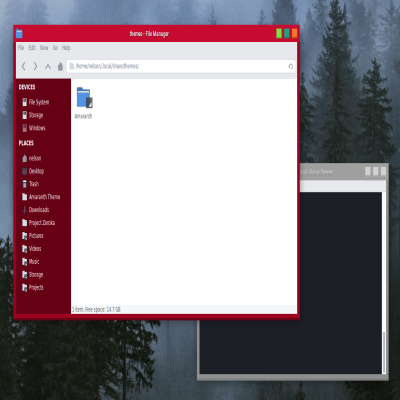 Amaranth Theme - Gnome-look.org