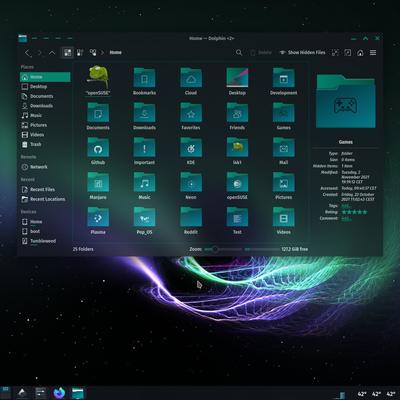 Dark-openSUSE-Color - KDE Store