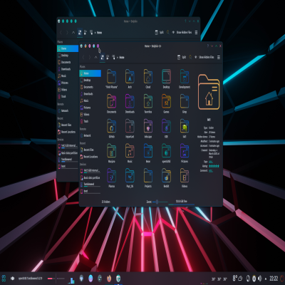 Infinity-Blur-Aurorae - KDE Store