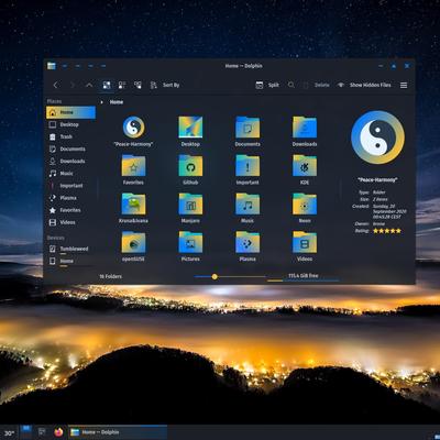 Peace-Harmony-Kvantum-Aurorae - KDE Store