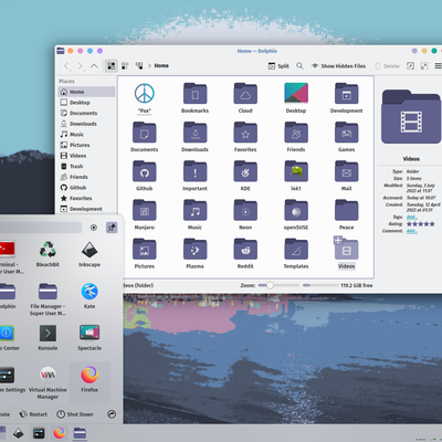 Breeze-Round-Chameleon Light Icons - KDE Store