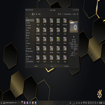 Goldy-Dark-Aurorae - KDE Store