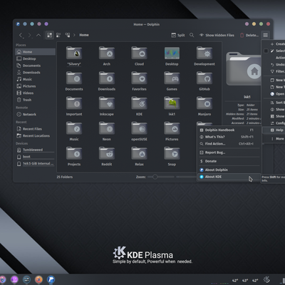 Silvery-Gray-Dark-Color - KDE Store