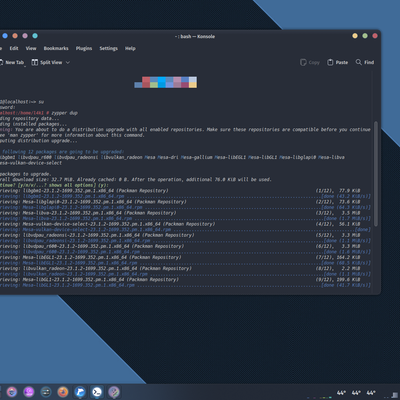 Bluish-Konsole - KDE Store