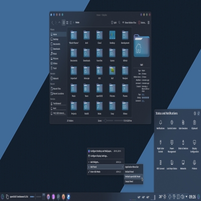 Bluish-Slightly-Dark-Color - KDE Store
