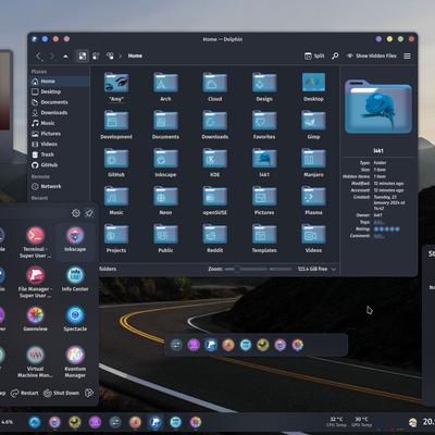 Bluish-Global - KDE Store