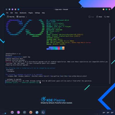 Kde-Story-Blue-Dark-Konsole - KDE Store