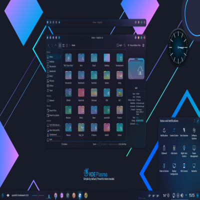 KDE-Story-Blue-Dark-Aurorae - KDE Store