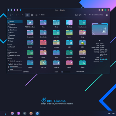 KDE-Story-Blur-Blue-Dark-Aurorae-6 - KDE Store