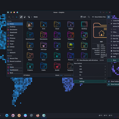 Infinity-Blue-Dark-Color - KDE Store