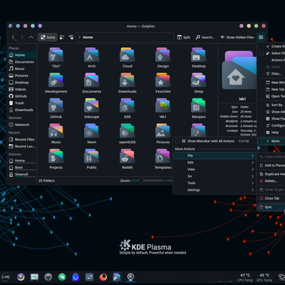 Style-Dark-Cyan-Color - KDE Store