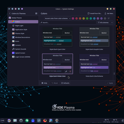 Style-Dark-Violet-Color - KDE Store